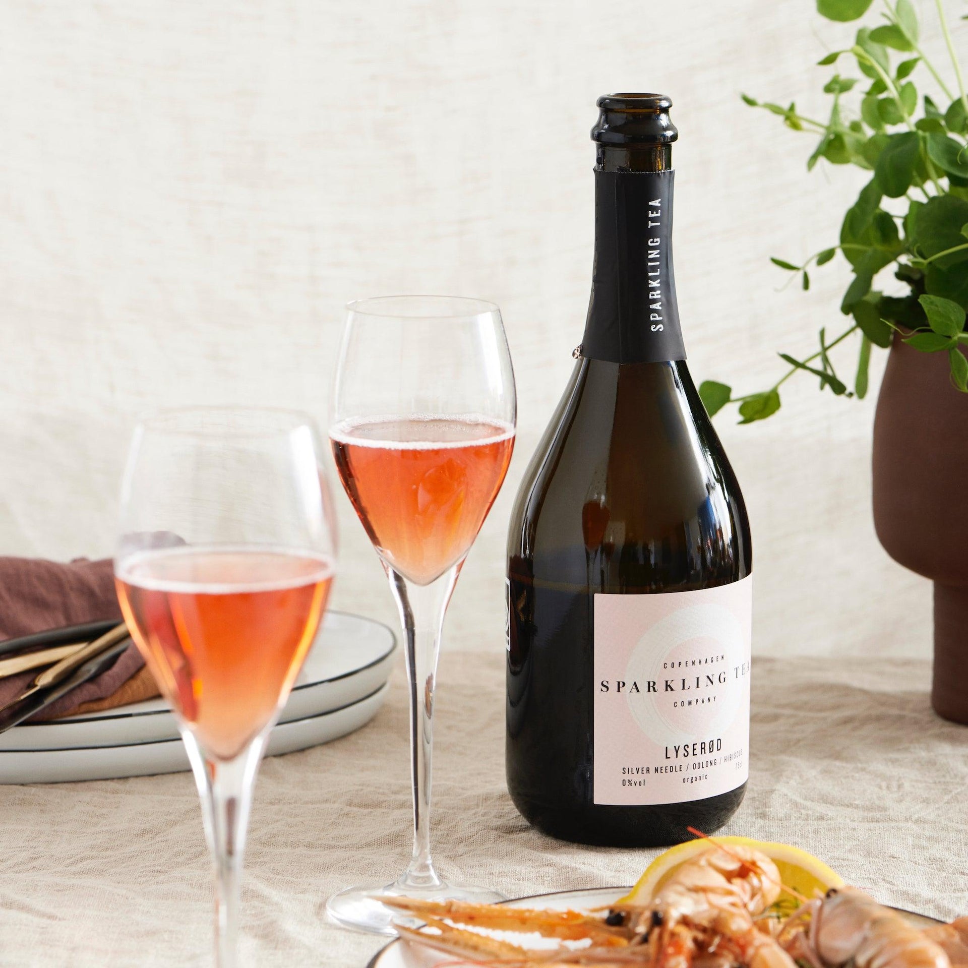Copenhagen Sparkling Tea Lýserød - Luxe sparkling tea – World of NIX